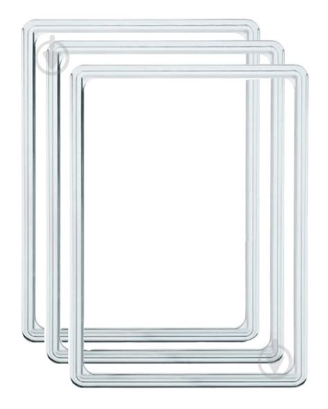 ᐉ Рамка А4 формата прозрачная 3 шт • Купить в Киеве Украине • Лучшая цена в Эпицентр