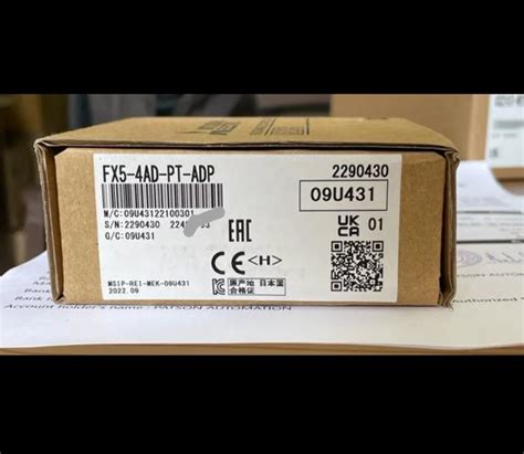 Mitsubishi Plastic Analog Input Module Fx5 4ad Pt Adp For Industrial