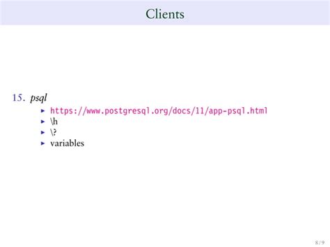 Exploring 10 Postgres Tips And Tricks Ppt Free Download