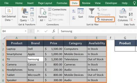 How To Use Advanced Filter In Excel Excelgraduate
