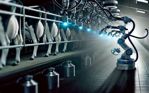 milking robots enhancing production with automated dairy extraction