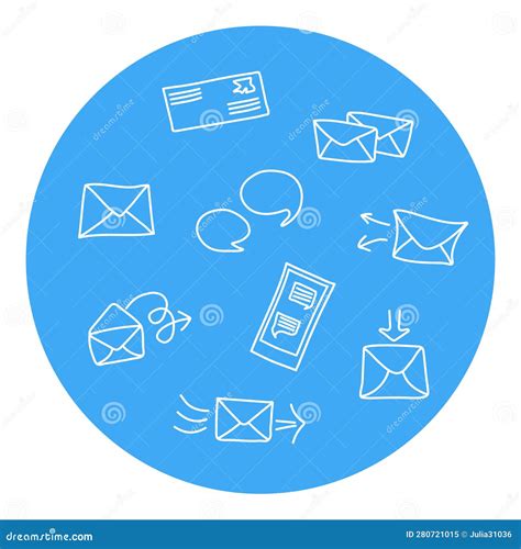 Outline Mail Vector Icon Isolated Black Simple Line Element Illustration From Artificial