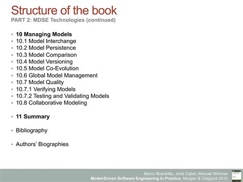 Model Driven Software Engineering In Practice Chapter 1