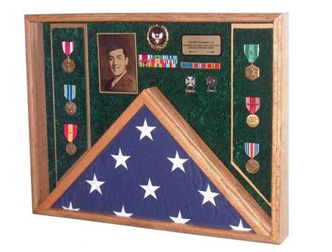 Deluxe Combo Awards Flag Display Case Maker Marketplace