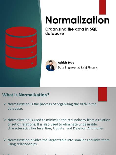 Understanding Sql Database Normalization Pdf Information Technology
