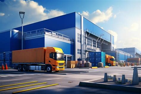 Realistic Logistics Transport Generative Ai Premium Ai Generated Image