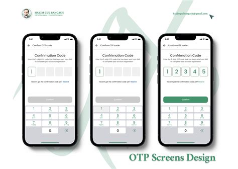 Otp Code Conformation On Behance Otp Code Conformation On Behance