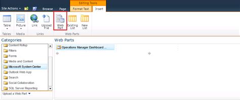 How To View Scom 2012 Dashboards In Sharepoint 2010 Or Sharepoint 2013