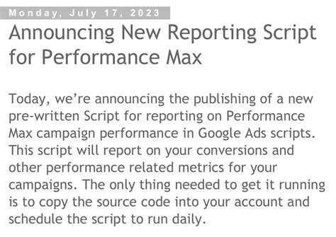 New Reporting Script Pmax Adriaan Dekker