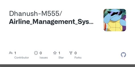 GitHub Dhanush M555 Airline Management System