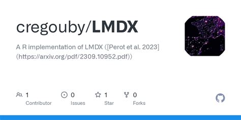 Github Cregouby Lmdx A R Implementation Of Lmdx Perot Et Al Https Arxiv Org Pdf