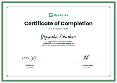 Jigyasha Bhushan On Linkedin Sql Databasemanagement Continuouslearning Geekster