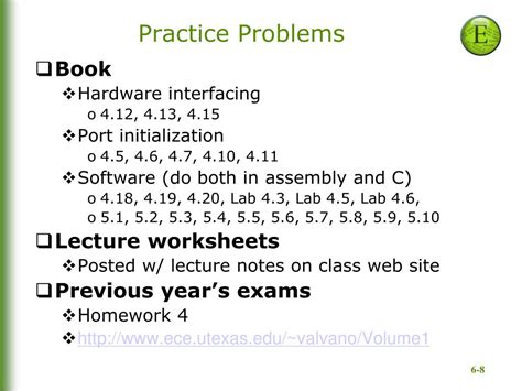 Ppt Ee 319k Introduction To Embedded Systems Powerpoint Presentation Id 1720575