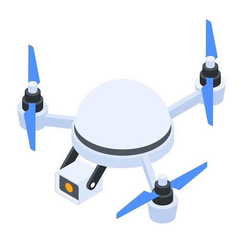 Premium Vector Drone Technology Isometric Icon