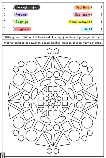 Lembar Kerja Siswa (LKS) Mengenal Bangun Datar - GuruSD.id