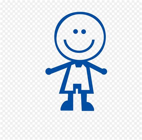 微笑的简笔小人图png图片素材下载 图片编号qlreklxq 免抠素材网