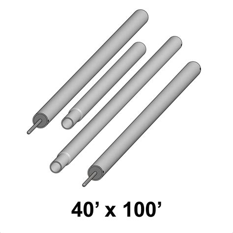 40 X 100 Classic Pole Tent Kit Durable Pole Set Gettent