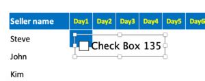 How To Find Excel Progress Rate Use Checkbox Selection Box