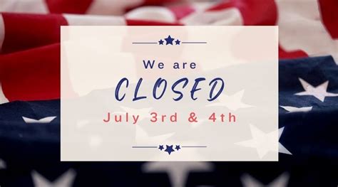 Closed For Independence Day Clinton Public Library
