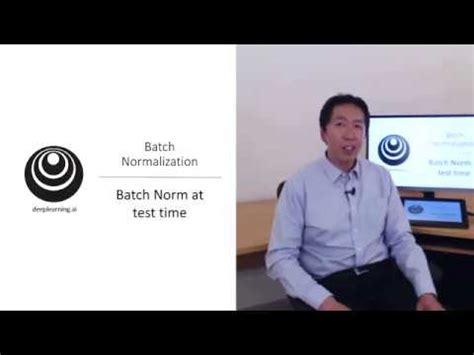 Batch Norm At Test Time C W L YouTube