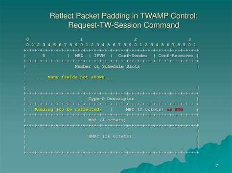 Ppt Twamp Features Reflect Padding Draft Powerpoint Presentation