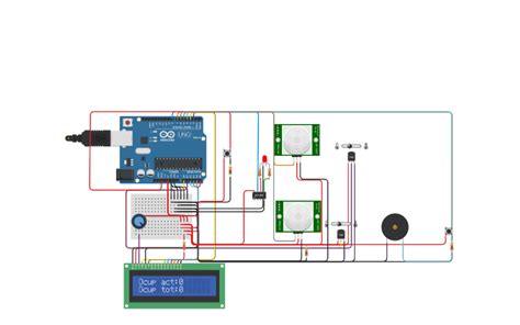 Circuit Design Tp2 Rgb Attiny Lcd Pir Tinkercad