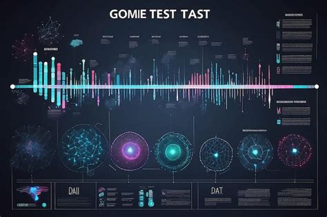 premium photo dna test infographic genome sequence map chromosome