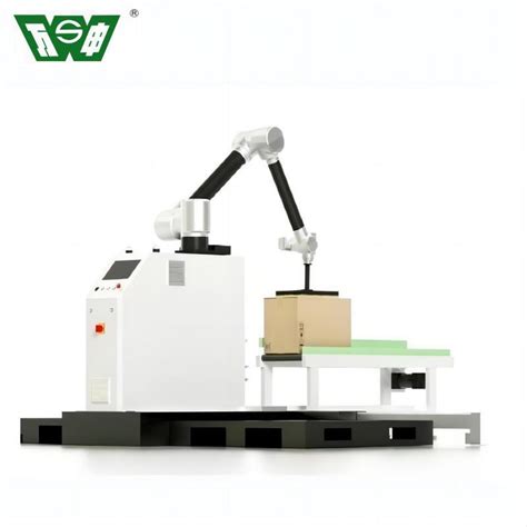 Case Box Liftable Palletizer Packaging Machine For Carton Box With Robot Arm Palletizer For