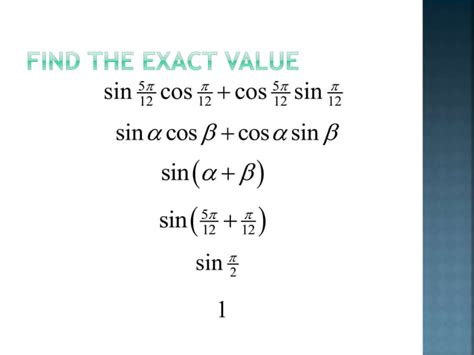 6 4 2 sum and difference formulas ppt