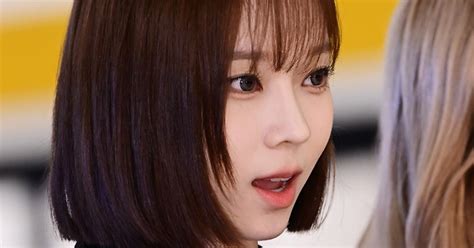 에스파 윈터 단발에 깜찍한 하트[포토엔hd]