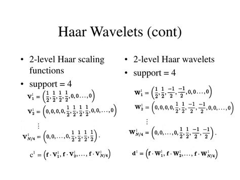 Ppt Haar Wavelets Powerpoint Presentation Free Download Id5091577