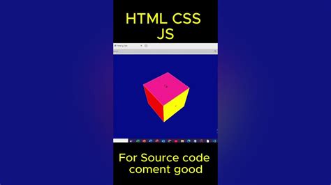 🎲 3d Cube Animation Using Html And Css Short 3danimated 3dcube