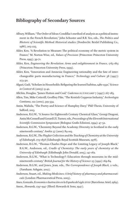 Pdf Bibliography Of Secondary Sources