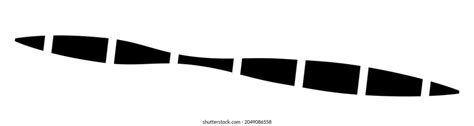 Horizontal Dashed Segmented Lines Design Shape Stock Vector Royalty Free Shutterstock