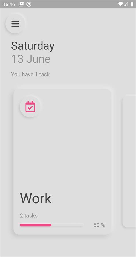 beautiful neumorphism style todo list