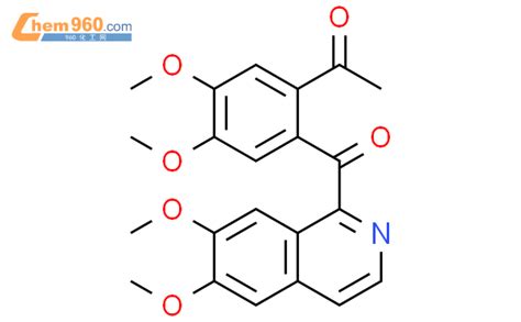 61503 68 2 Ethanone 1 [2 [ 6 7 Dimethoxy 1 Isoquinolinyl Carbonyl] 4 5