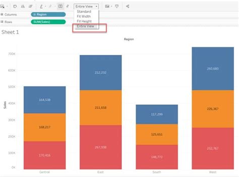 Stacked Bar Chart In Tableau