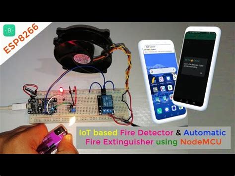 IoT based 🔥 Fire Detection & Controlling System Using NodeMCU ESP8266 - YouTube