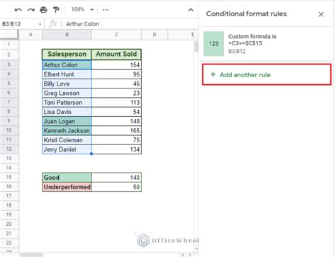 Conditional Formatting Based On Another Cell In Google Sheets OfficeWheel