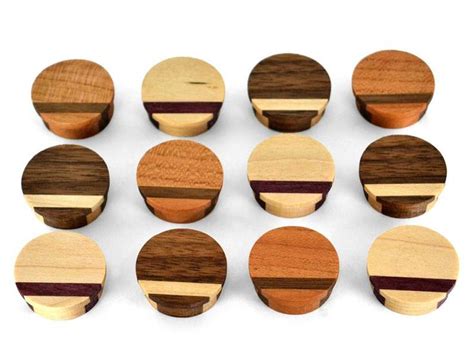 Hardwood Fridge Magnets Decorative Kitchen Magnets Etsy Wooden