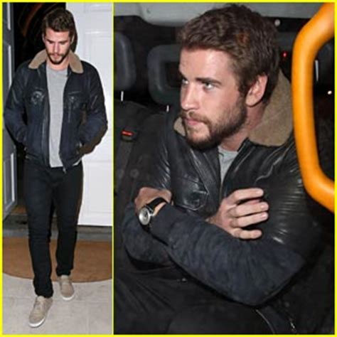 Liam Hemsworth Night Out With Brother Chris Liam Hemsworth Just