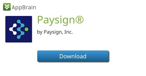 Paysign® For Iphone Free App Download