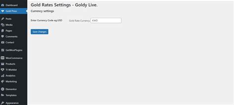 Live Gold Price With Chart Wordpress Plugin By Technodigitz Codester