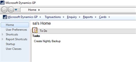 Hands On With Microsoft Dynamics Gp Fall 2021 Release Desktop Client First Run Azurecurve