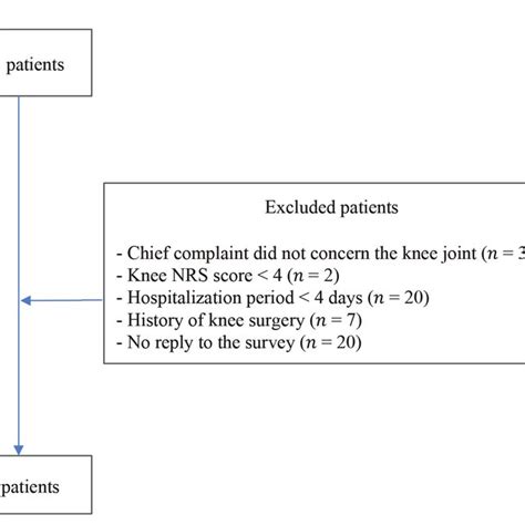 Flow diagram of patients included in the study. NRS, numeric rating scale. | Download Scientific ...