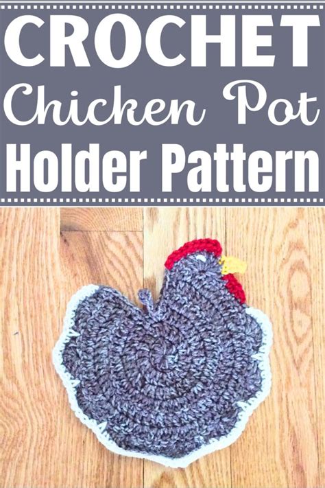 4 Cute Crochet Chicken Coaster Patterns