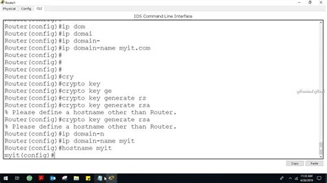 Ccna How To Configure Ssh Version 2 On Cisco Router Enable Ssh V2 Cisco Youtube