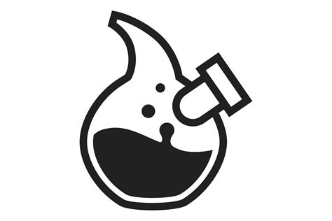 Abstract Chemical Flask Icon Graphic By Nsit0108 · Creative Fabrica