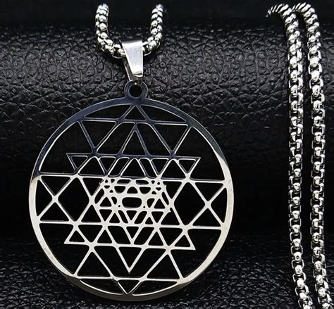Shri Yantra Sacred Geometry Pendant — Healing Arts Center