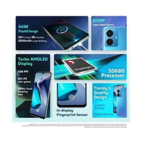 Vivo T1 44W 8GB 128GB Starry Sky Price In India